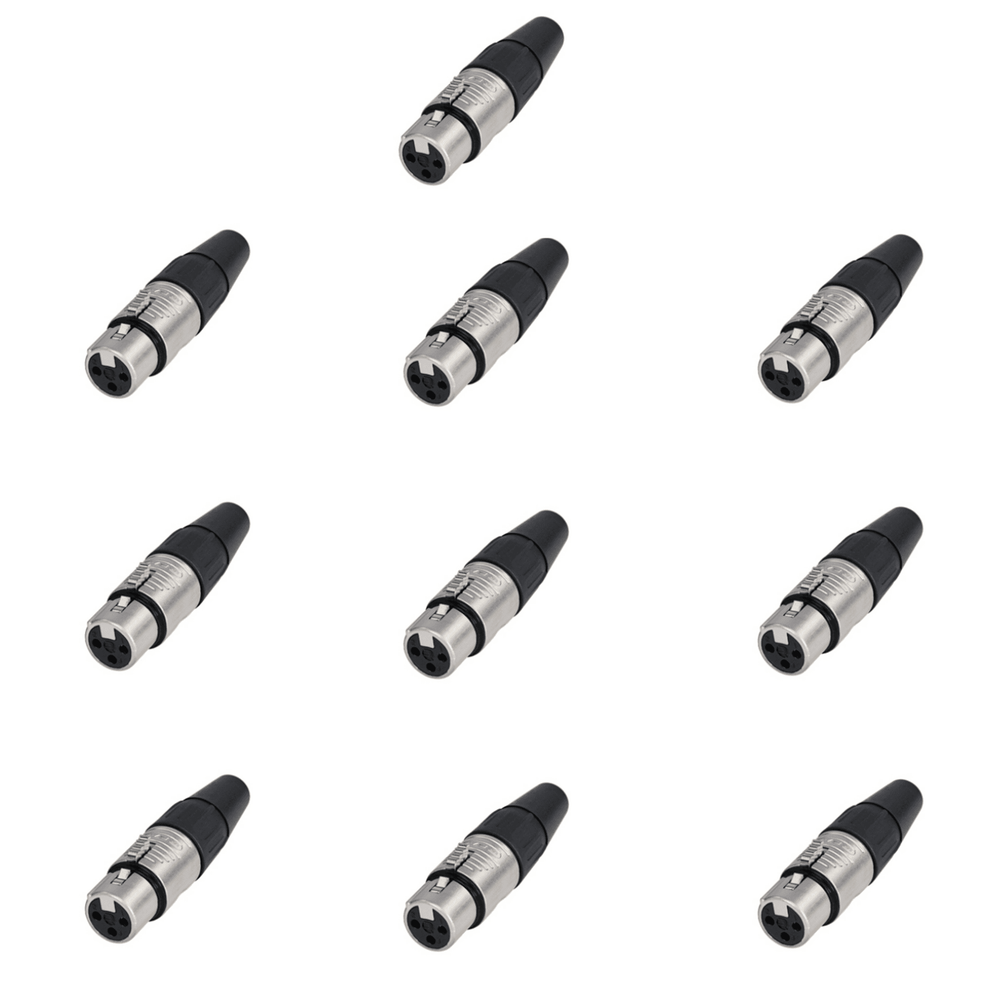 REAN RC3F - Conector de micrófono XLR hembra de 3 pines (Alternativa ...