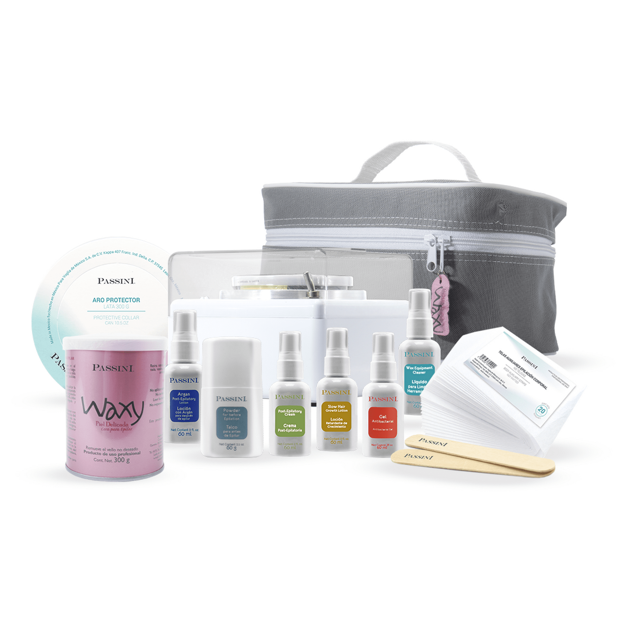 Passini - Set Profesional Waxy Cera Piel Delicada 300 G Passini Set ...
