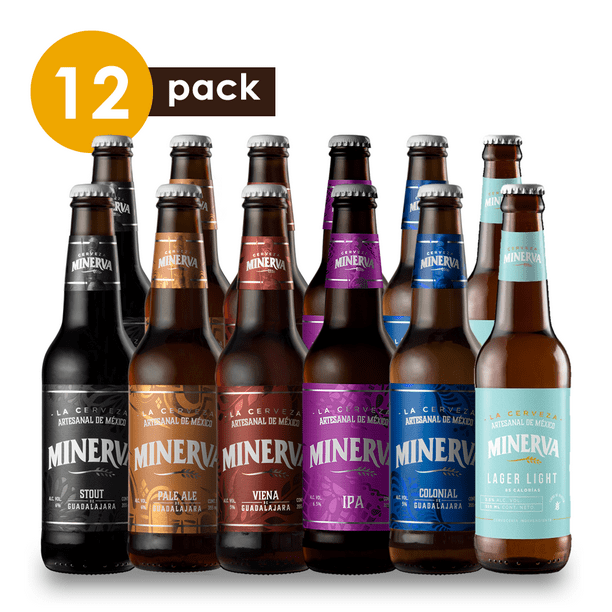 Cerveza Artesanal Minerva Cervexxa Beerpack 12 Cervecería Minerva ...