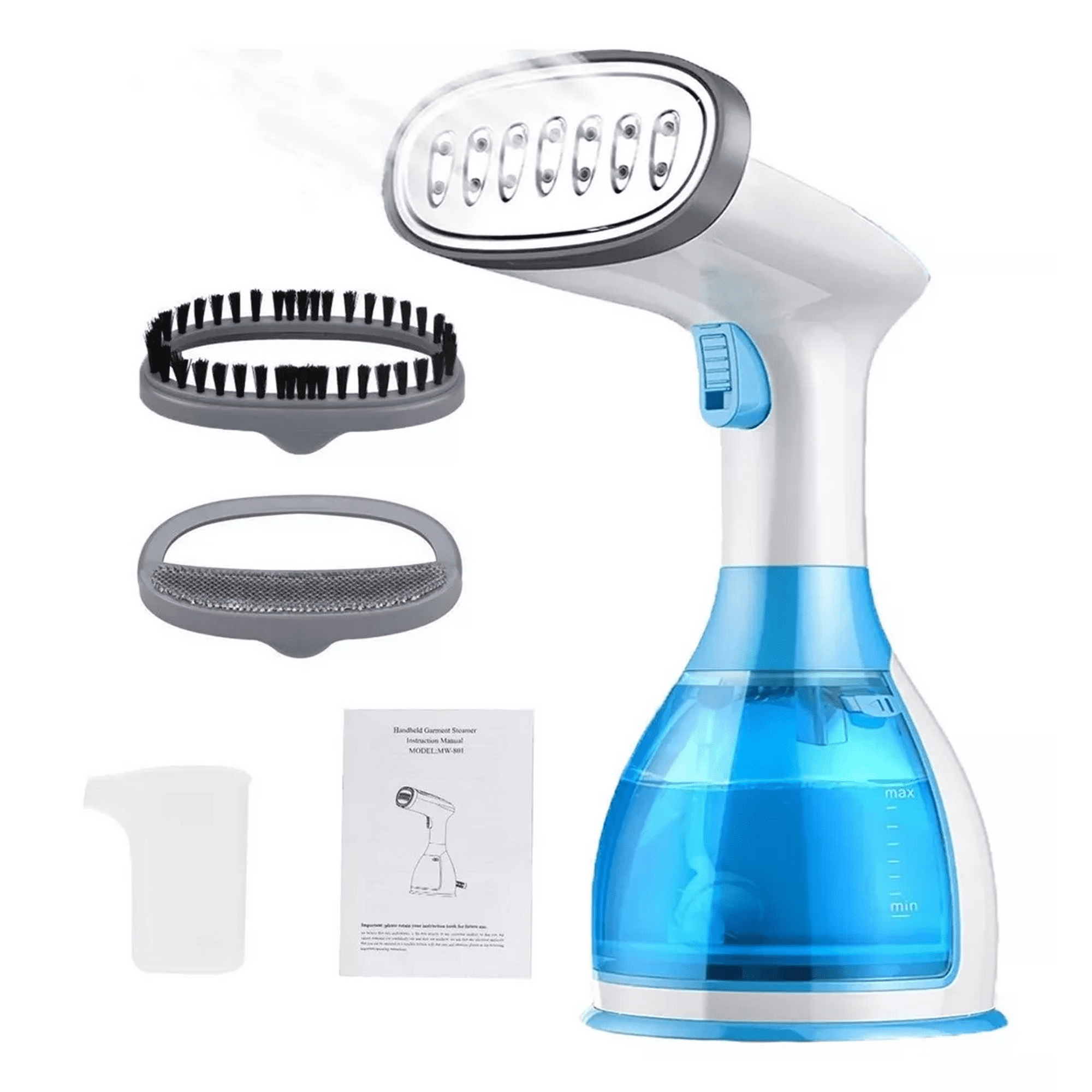 Plancha De Vapor Vertical Portátil, Vaporizador Ropa 1100w Azul con ...