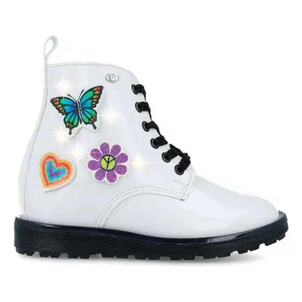 Botas Niña Botines Charol Zapatos Con Luces Bodega Aurrera En Línea