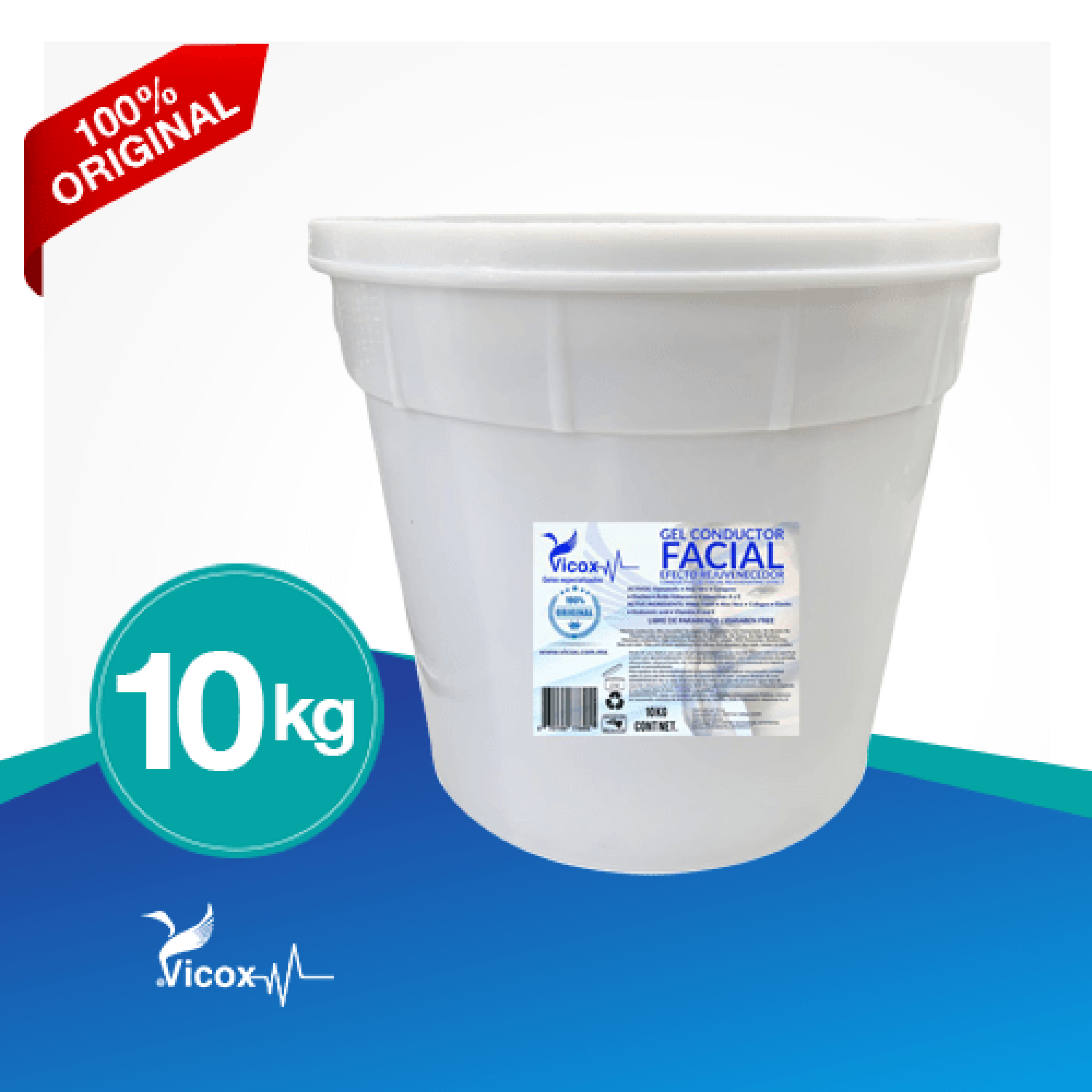 GEL CONDUCTOR FACIAL 10 KG VICOX GEL CONDUCTOR FACIAL | Walmart en línea