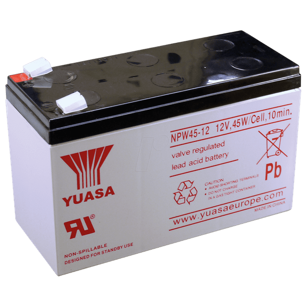Bateria Pila Recargable 12v 45w Yuasa Npw45-12 YUASA Acido/Plomo ...