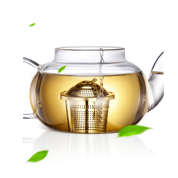 2 infusores de té originales de acero inoxidable 304, filtro extra fino ...