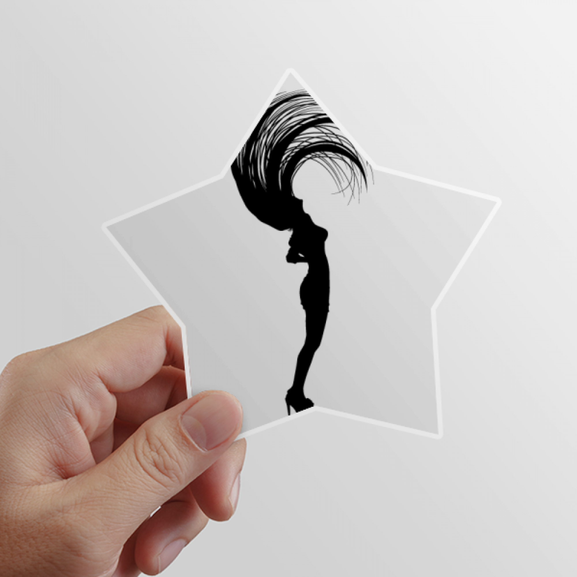 Pelo de educación física deportes de salto Estrella calcomanías ...