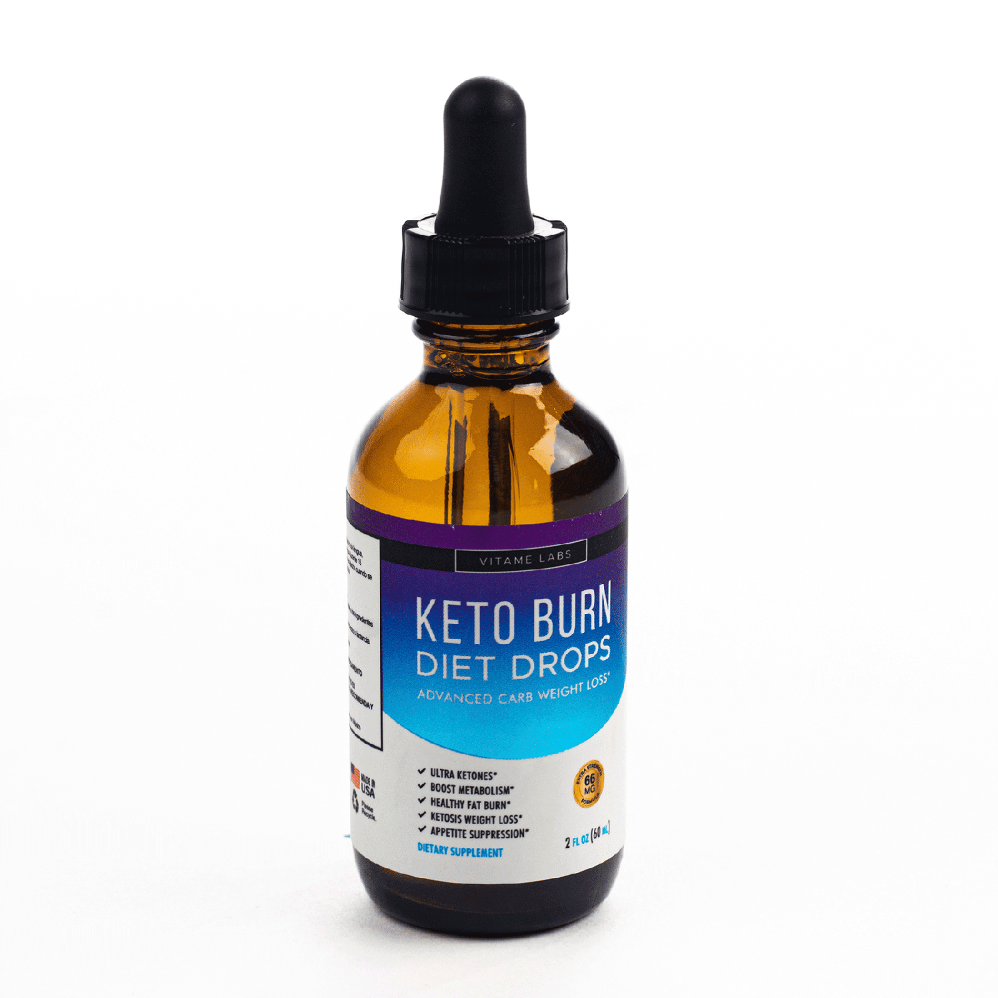 Keto Drops Burn Diet, Suplemento Cetosis Gotas, Vitame Labs cafe 60 ml ...