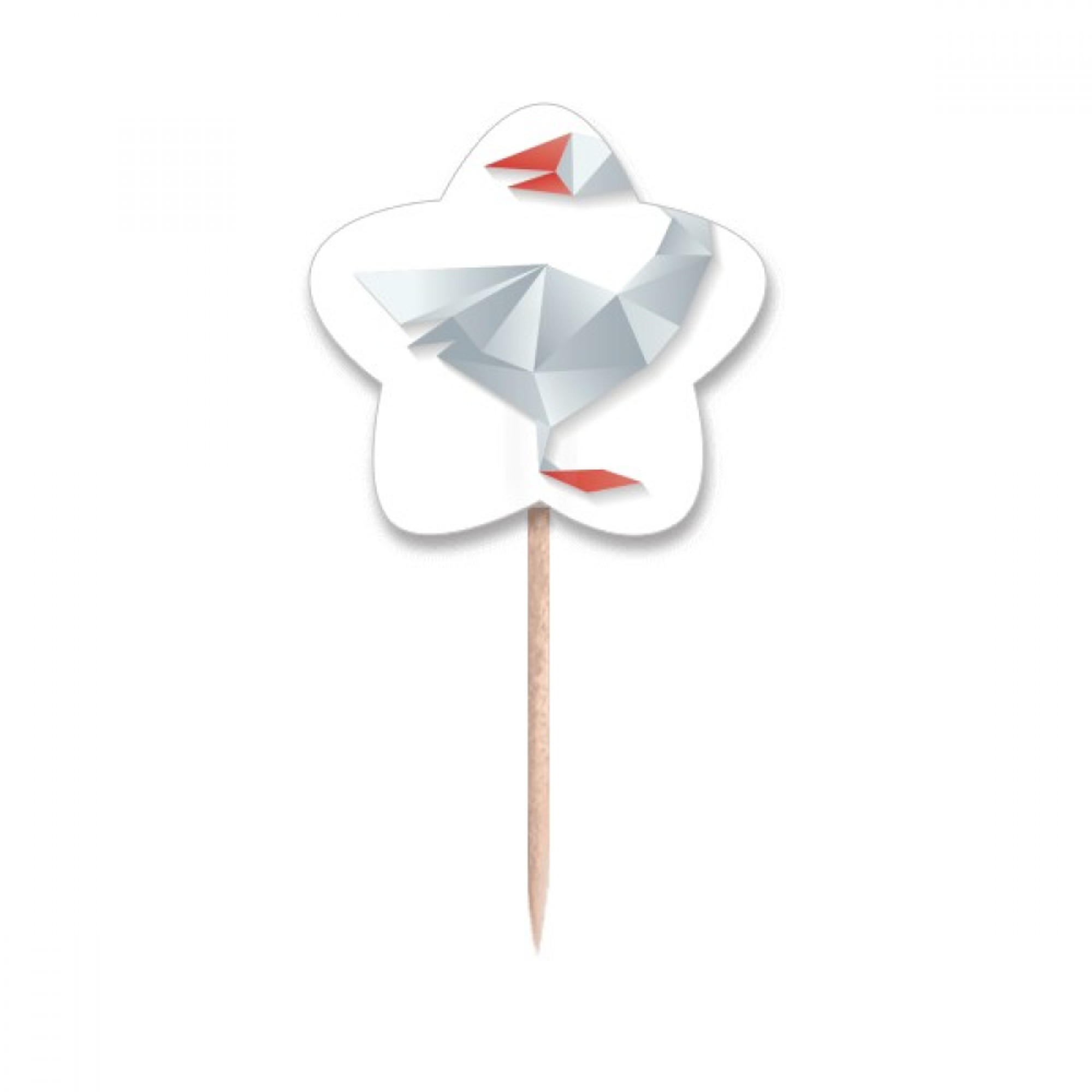 Abstract Geometric Goose patron de origami Selección de pastelitos Star ...