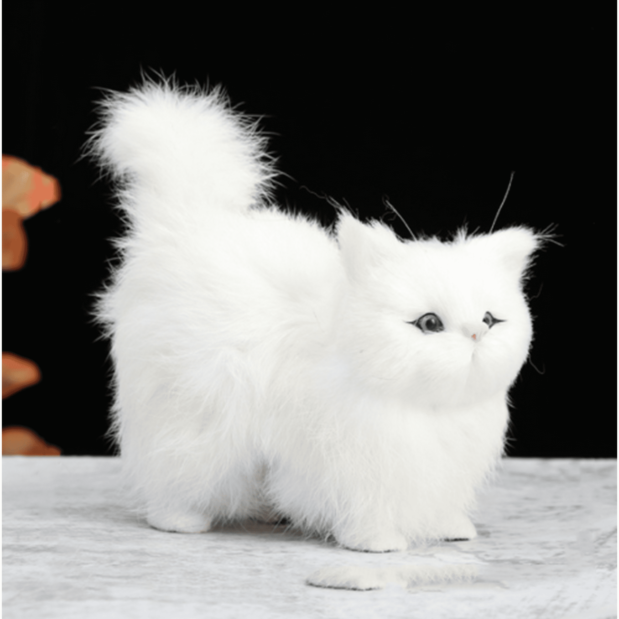 Mini gato simulador, Caixin gato simulado peluche regalos divertidos ...