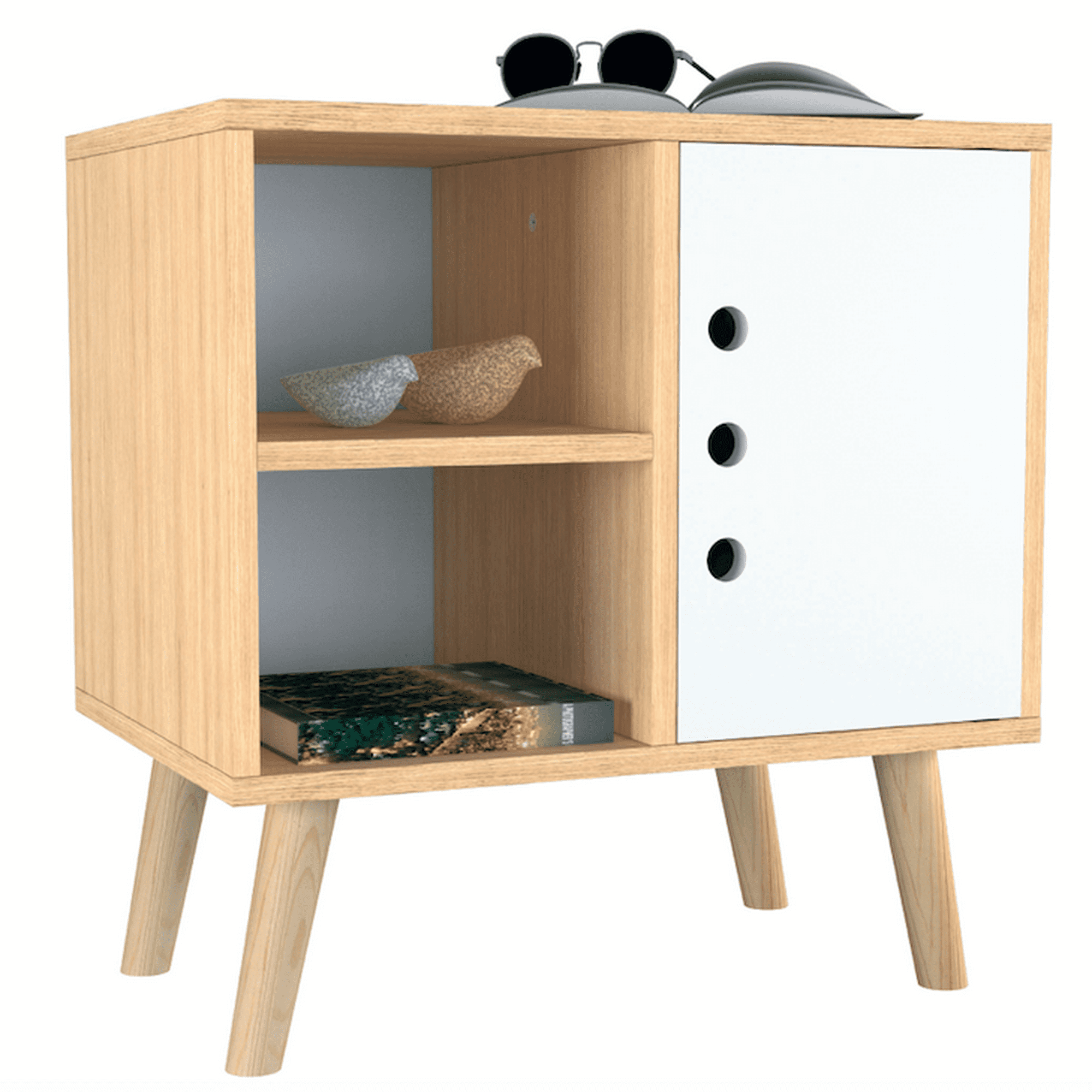 Buró Kygo Mueble para recámara Moderno Color Blanco, Estilo Minimalista ...