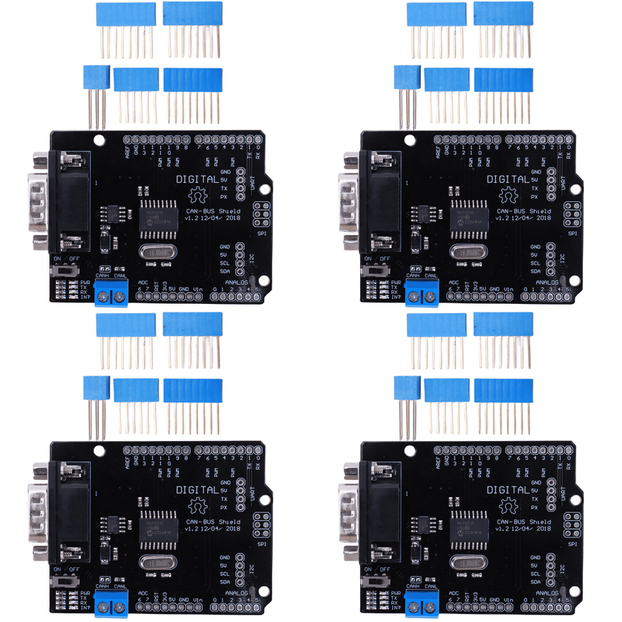 MCP2515 CAN BUS Shield SPI Módulo expansión Sub-D estándar 9 pines para ...