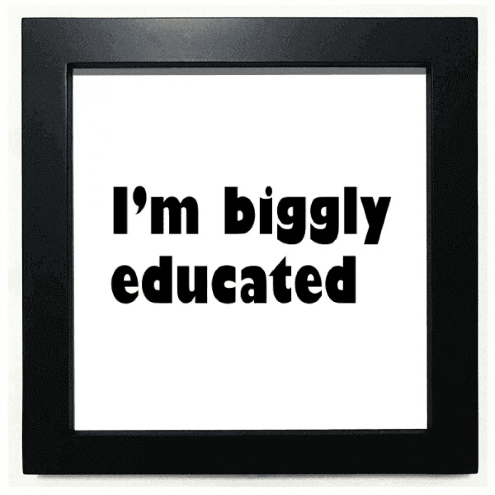 Soy Biggly educados de Donald Trump Mesa de pared con marco cuadrado ...