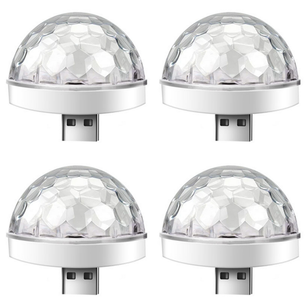 Kuymtek Mini Luces Escenario Ambiente Coche LED Activadas Por Con ...