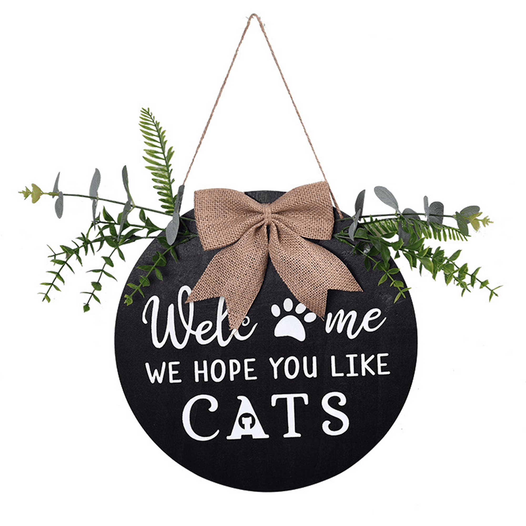 Coronas de bienvenida para la puerta de entrada | Cartel de bienvenida ...