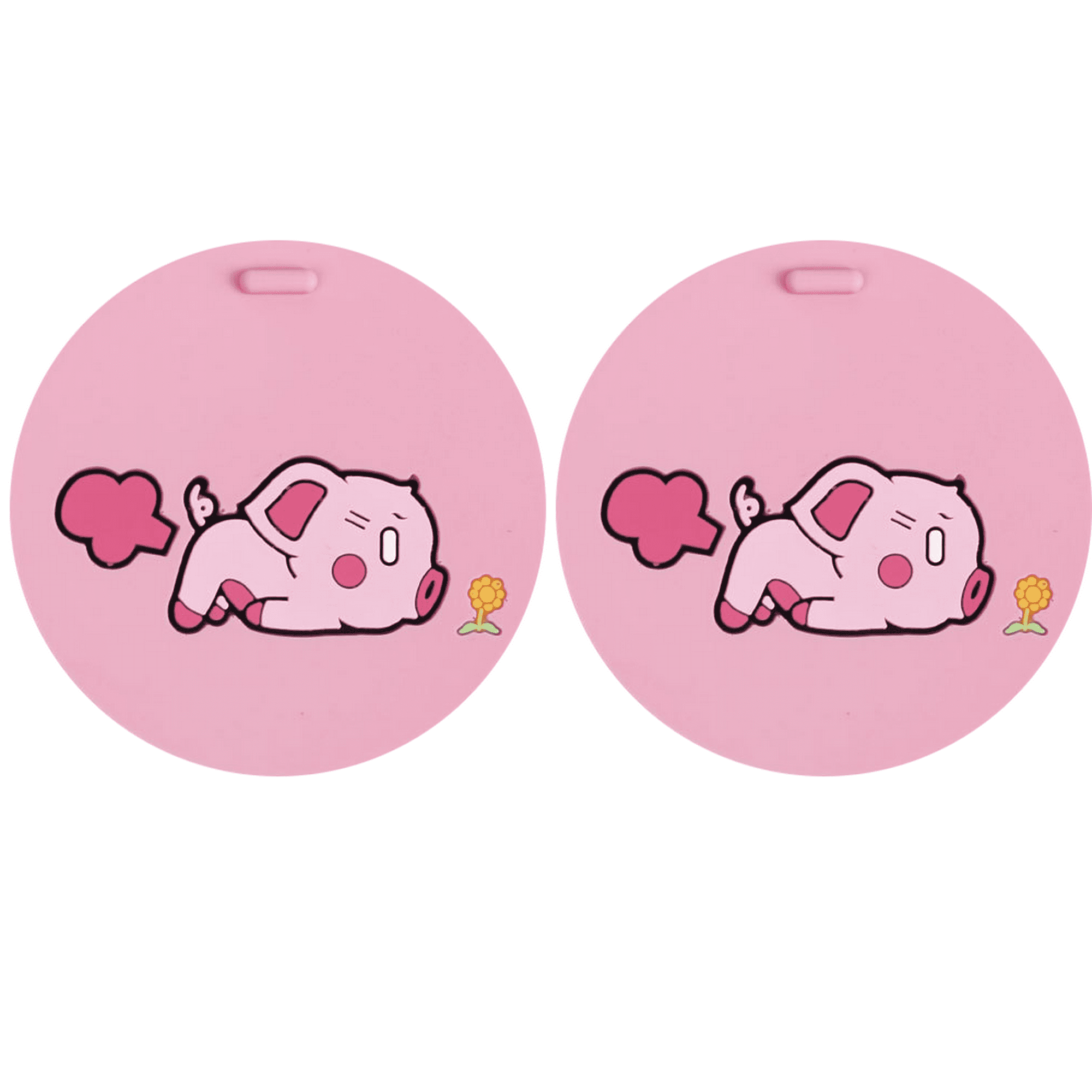 Un par de posavasos de agua creativos de dibujos animados de ...