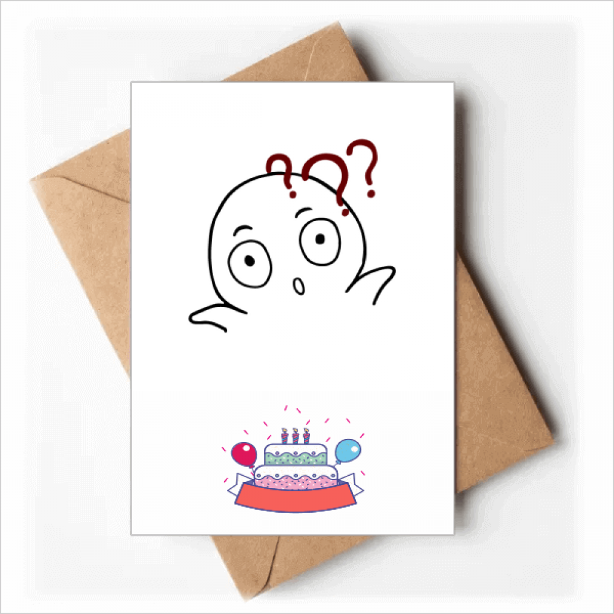 duda negro lindo patron de chat Tarjetas de cumpleaños en sobres en ...