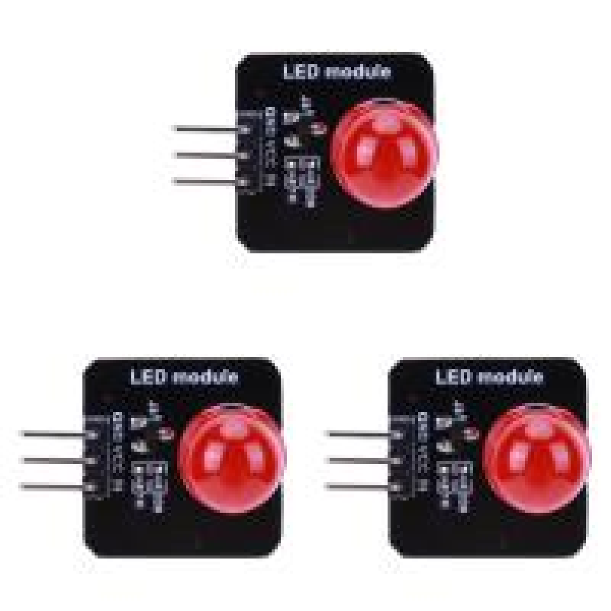Diodo Emisor DC 3.3-5 V 10 MM Luz - Módulo de Luz para Arduino Rojo ...