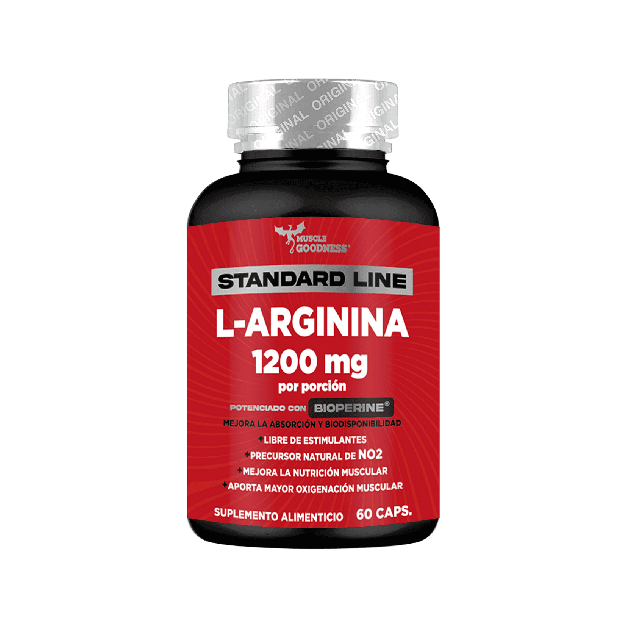 Arginina Standard 60 cápsulas | Bodega Aurrera en línea