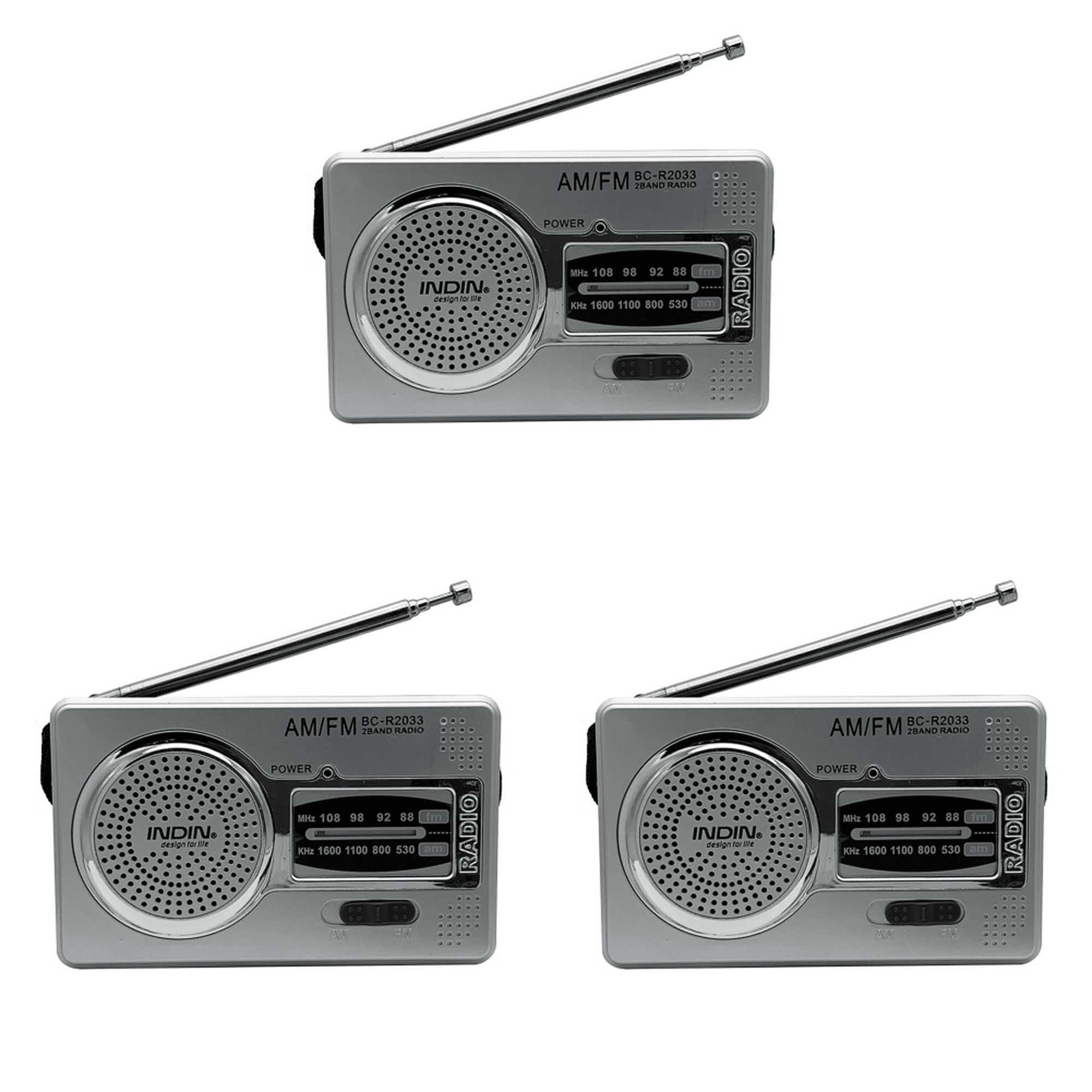 Mini radio de luz portátil Emergencia al aire libre AM FM Banda dual ...