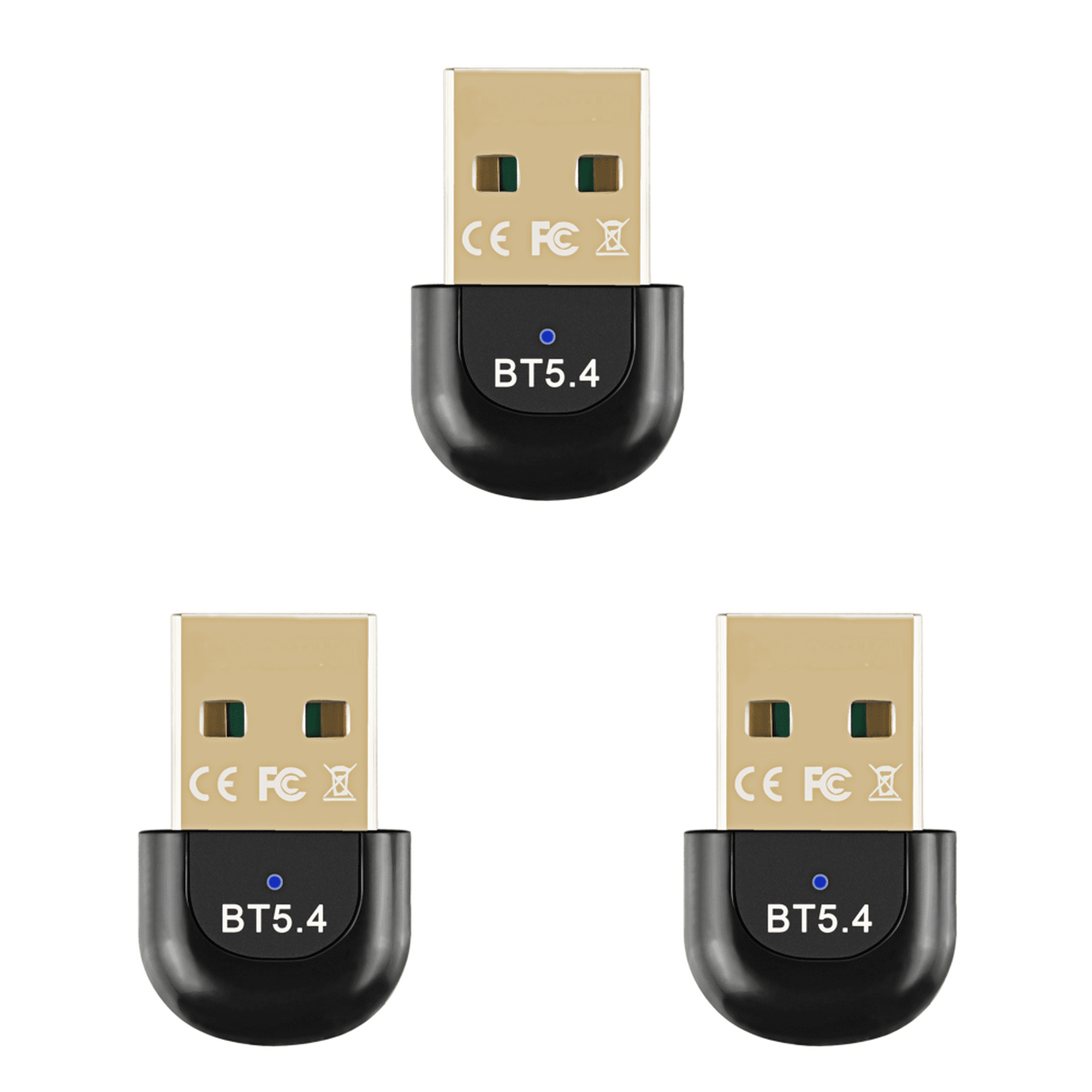 Adaptador USB inalámbrico Compatible con Bluetooth 5,4, adaptador USB ...