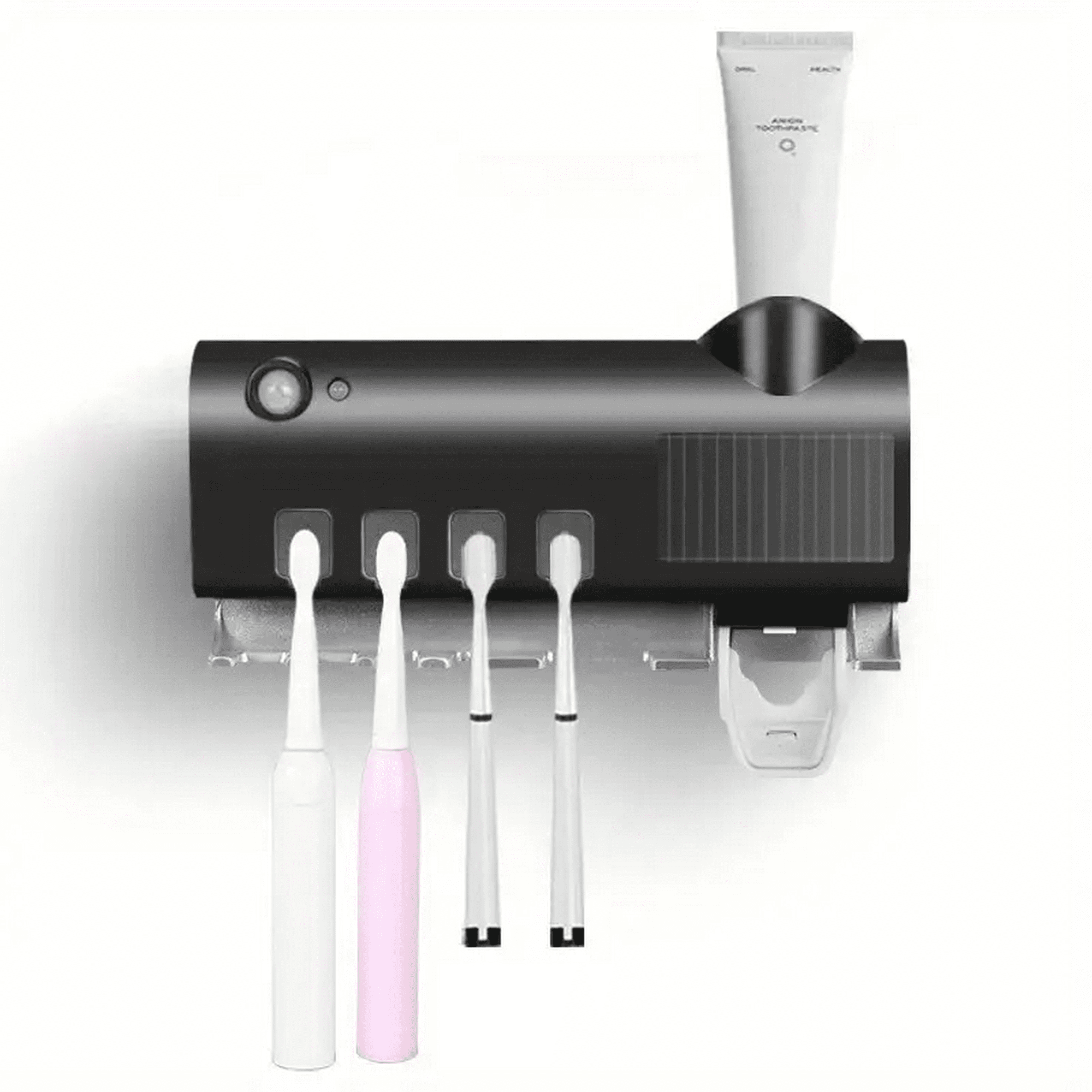 Wall Mounted UV Toothbrush Sanitizer and Dispenser - Keep Your Family's ...