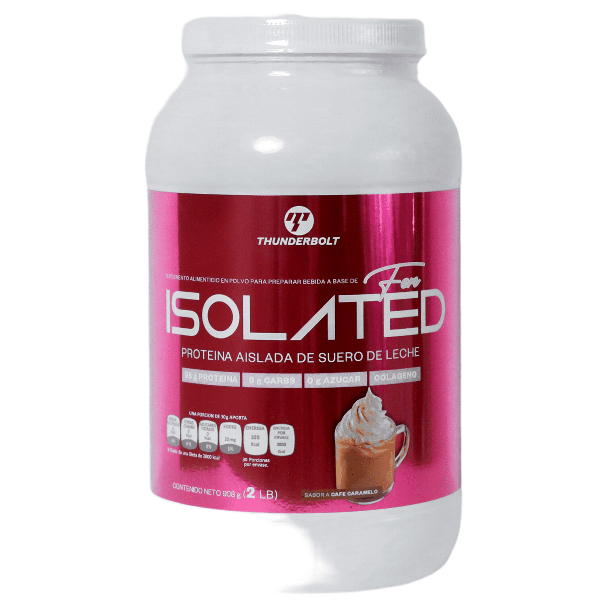 Proteina Aislada Thunderbolt Isolated Fem 2lb,zero Carbs Thunderbolt ...