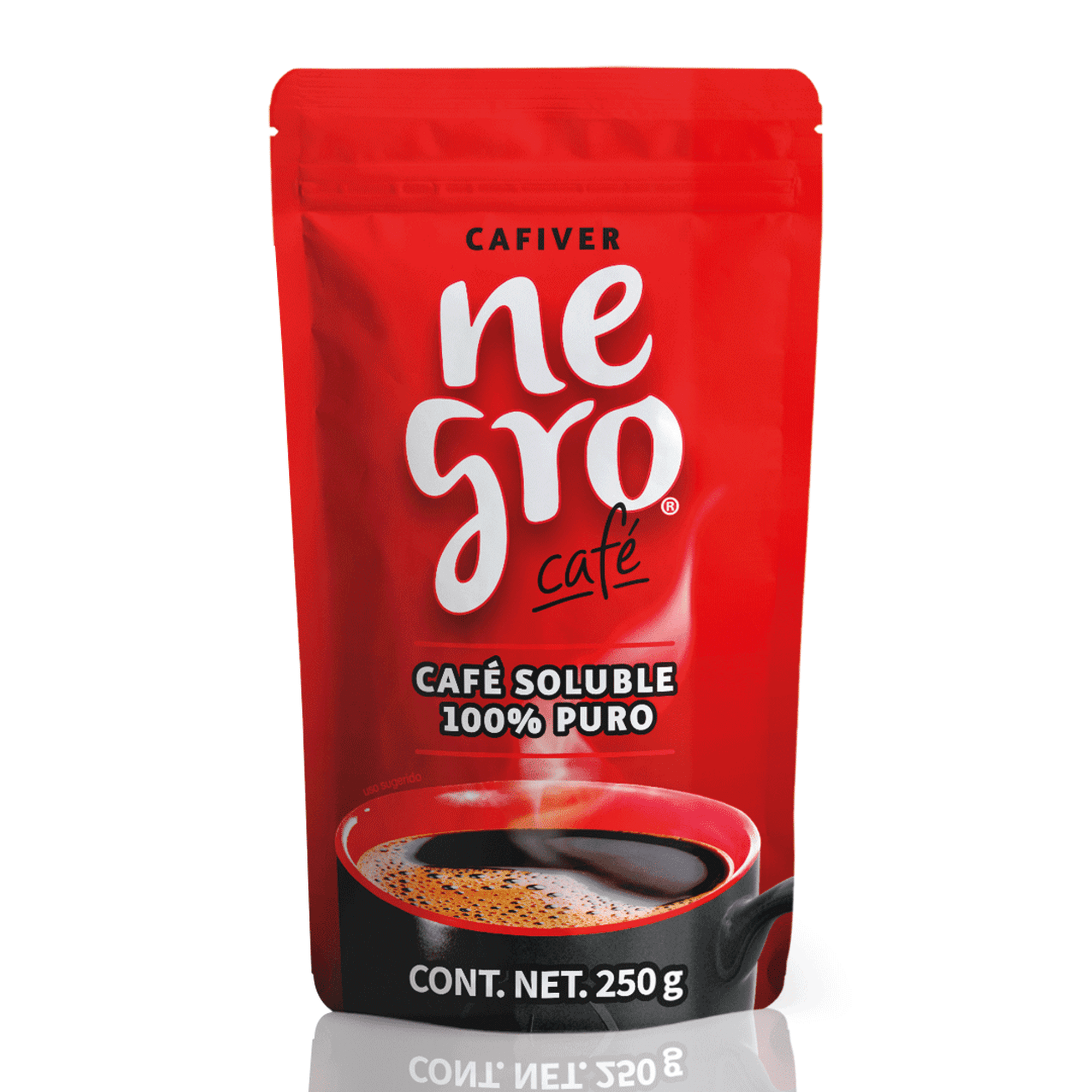 NEGRO CAFÉ DE 250 GRS EN DOY PACK CAFIVER Café Soluble Doy pack 250 grs ...
