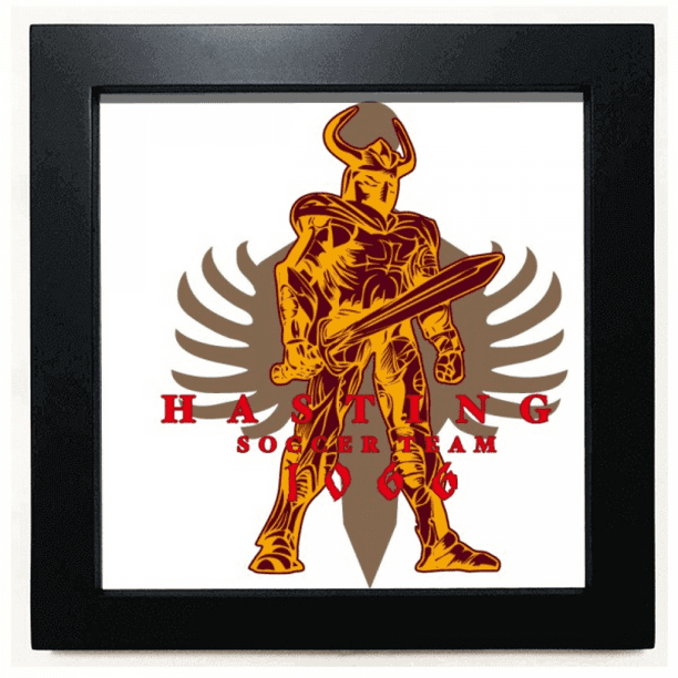 Edad Media cultura valiente guerrero de sable Mesa de pared con marco ...