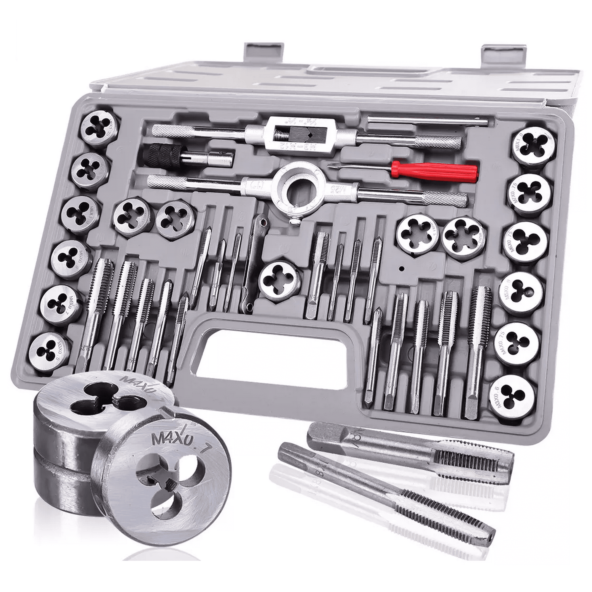 Set Machuelos Y Terraja Métrico De Acero M3-m12 40 Piezas | Walmart en línea