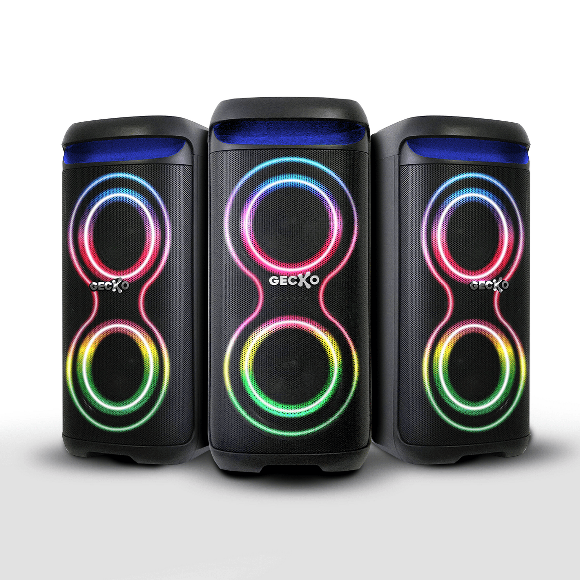 Sistema De Audio Portátil Gecko 10,000 Watts Panel Iluminado | Walmart ...