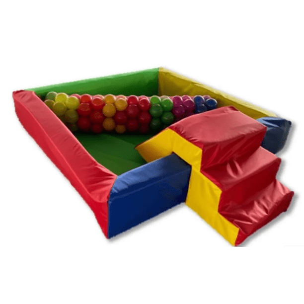 Alberca De Pelotas Cuadrada | Con Escalera | 100 Pelotas ALABÍO A LA ...