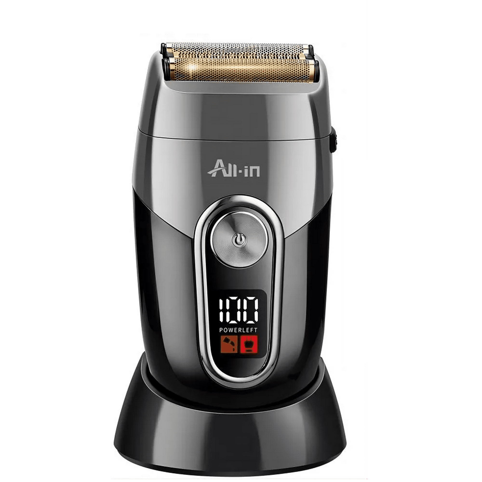 Afeitadora Rasuradora Eléctrica Barba Cortadora de Cabello Negro ...