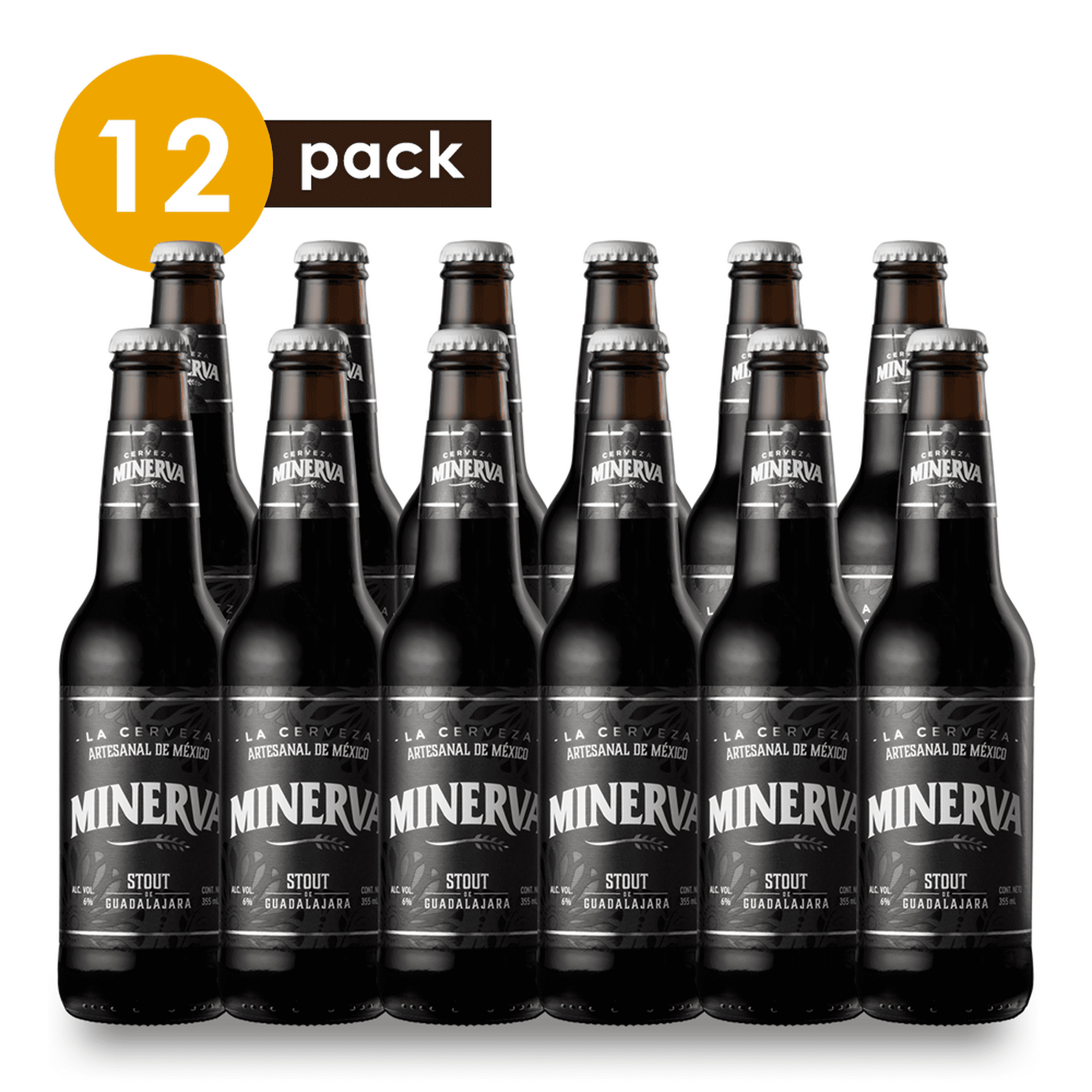 Cerveza Artesanal Minerva Stout Cerexxa Beerpack 12 Cervecería Minerva ...