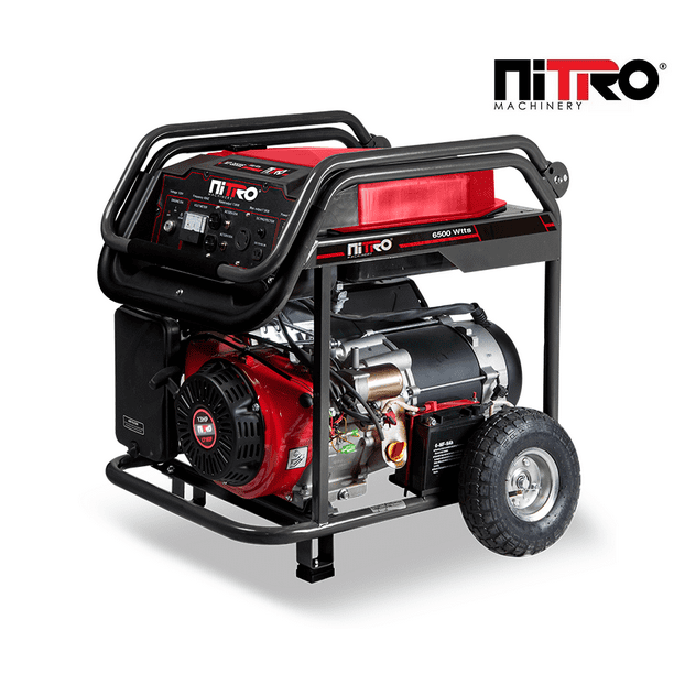 Generador de Electricidad a Gasolina Nitro Machinery Tanque 25l Motor 4 ...