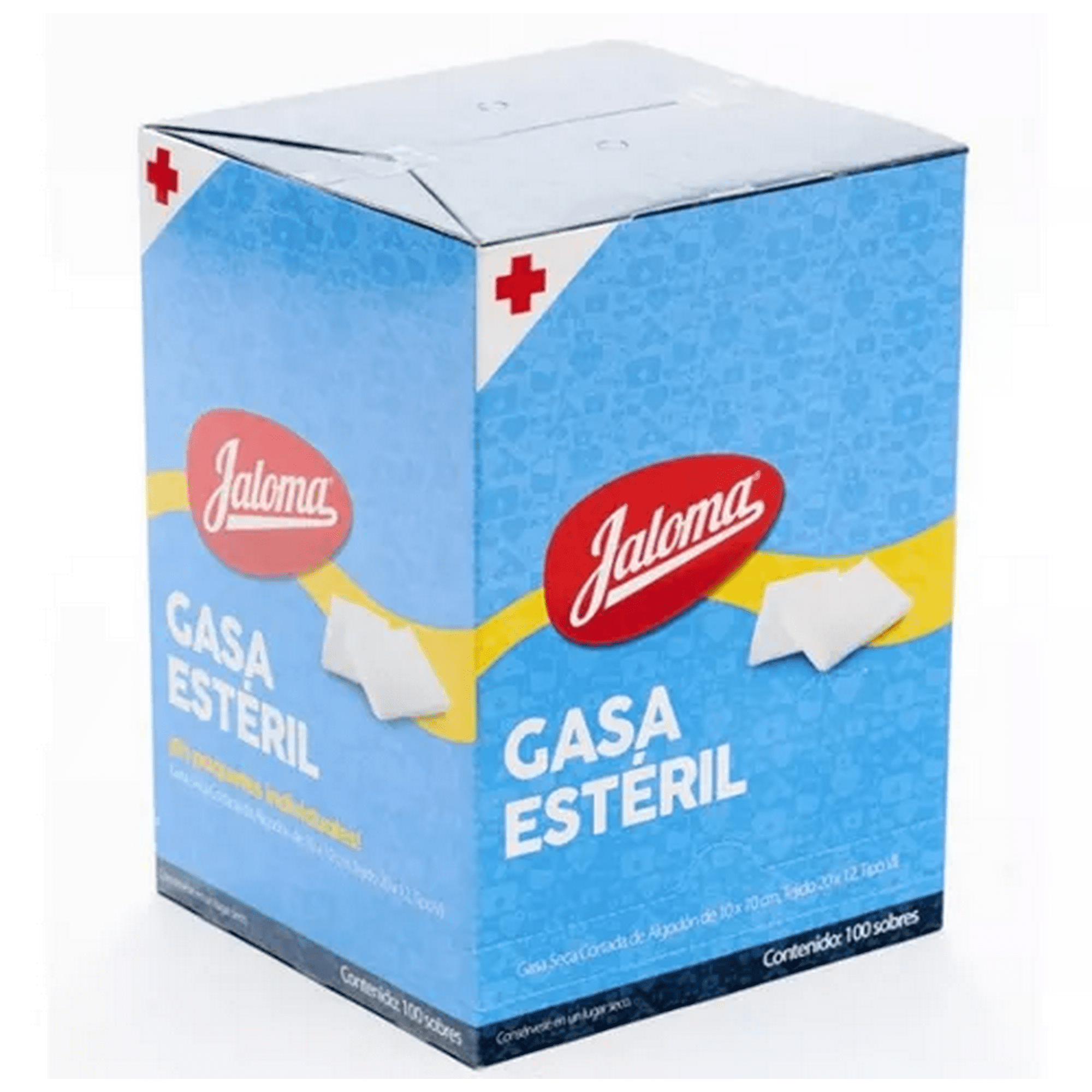 Gasa Estéril 10x10 Cm. Caja Con 100 Gasas. Jaloma | Bodega Aurrera en línea