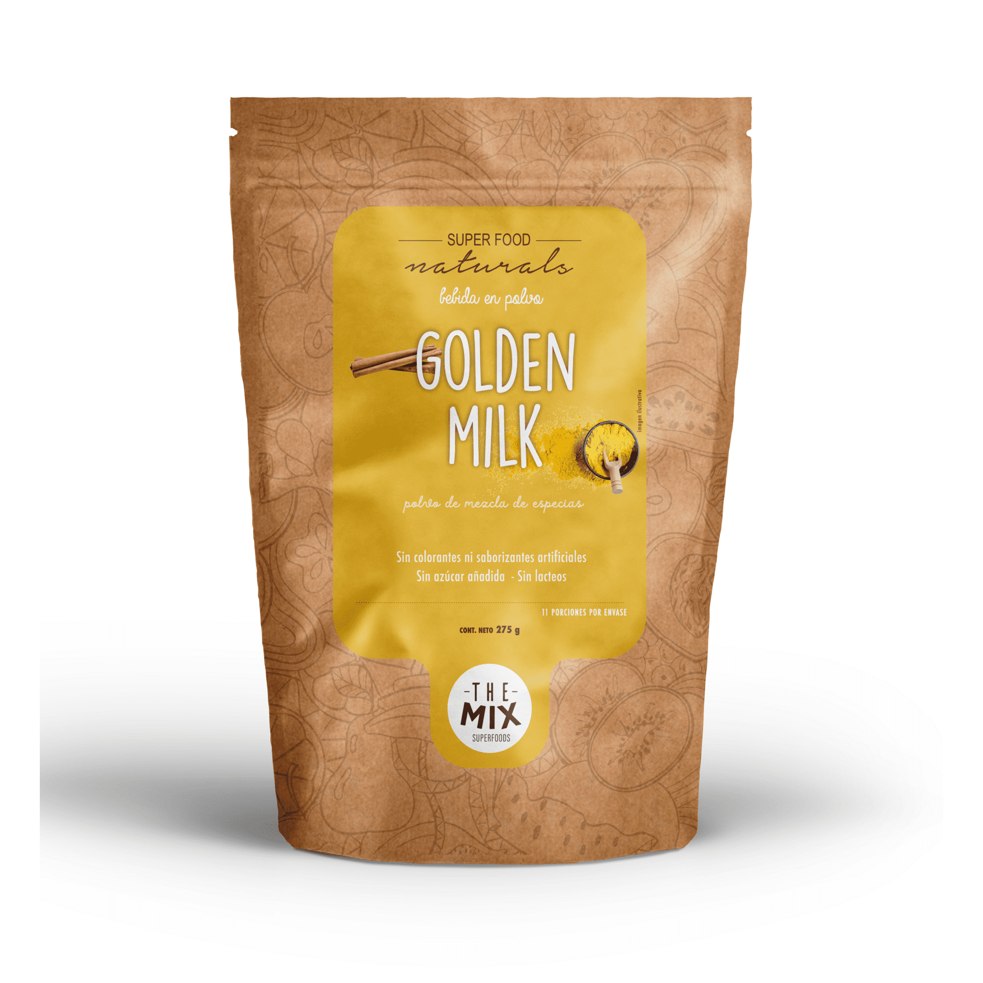 GOLDEN MILK The Mix Superfoods Bebidas Funcionales Latte | Walmart en línea