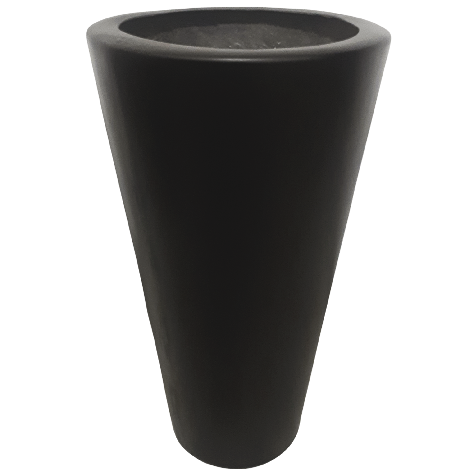 Maceta de Fibra de Vidrio Mod. Babel Mediano Chocolate FibraFormas ...