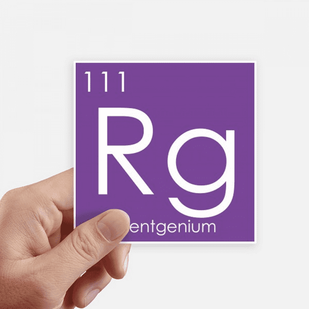 Química de metales de transición roentgenio RG elementos periodo mesa ...