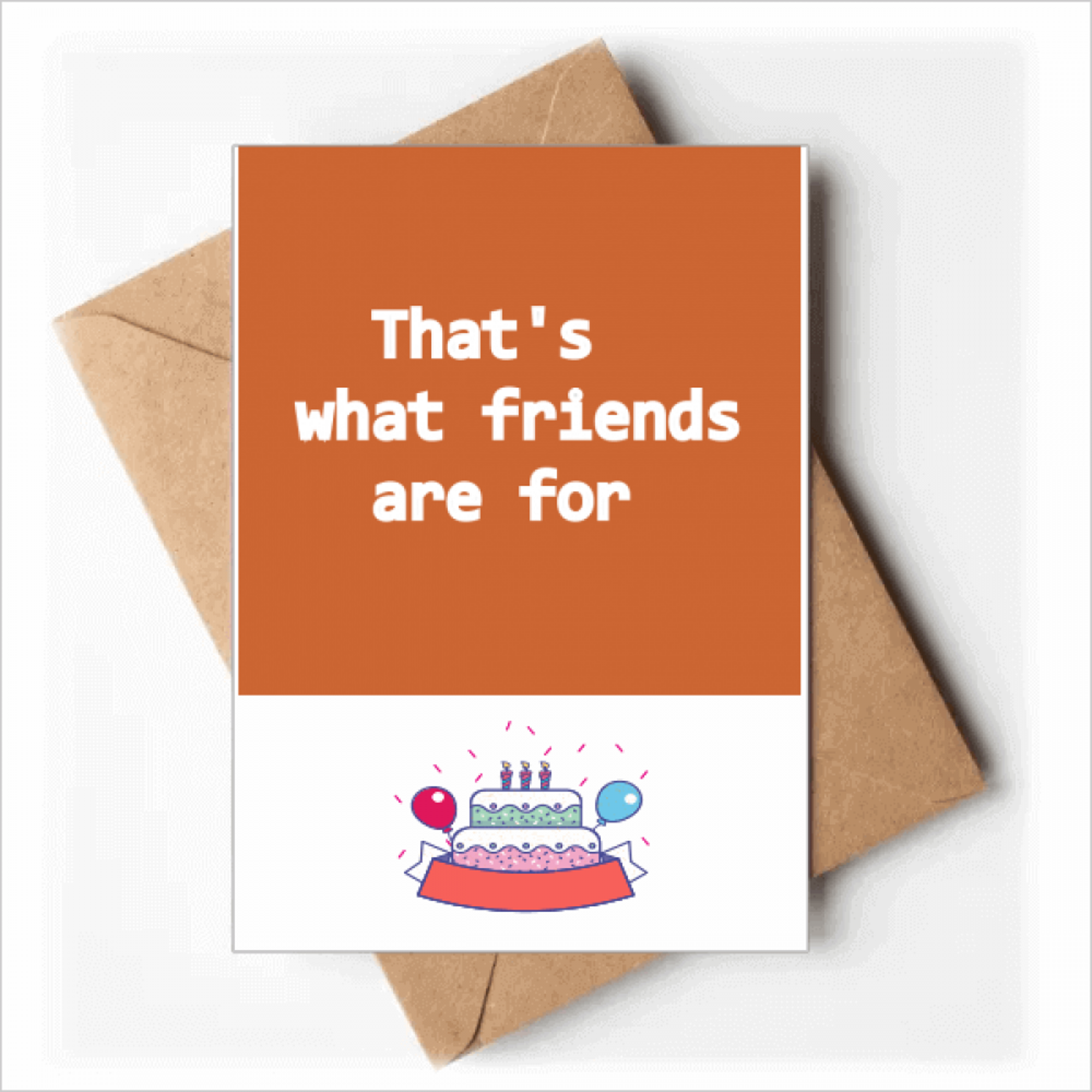 La relación de amistad que es amigo Tarjetas de cumpleaños en sobres en ...