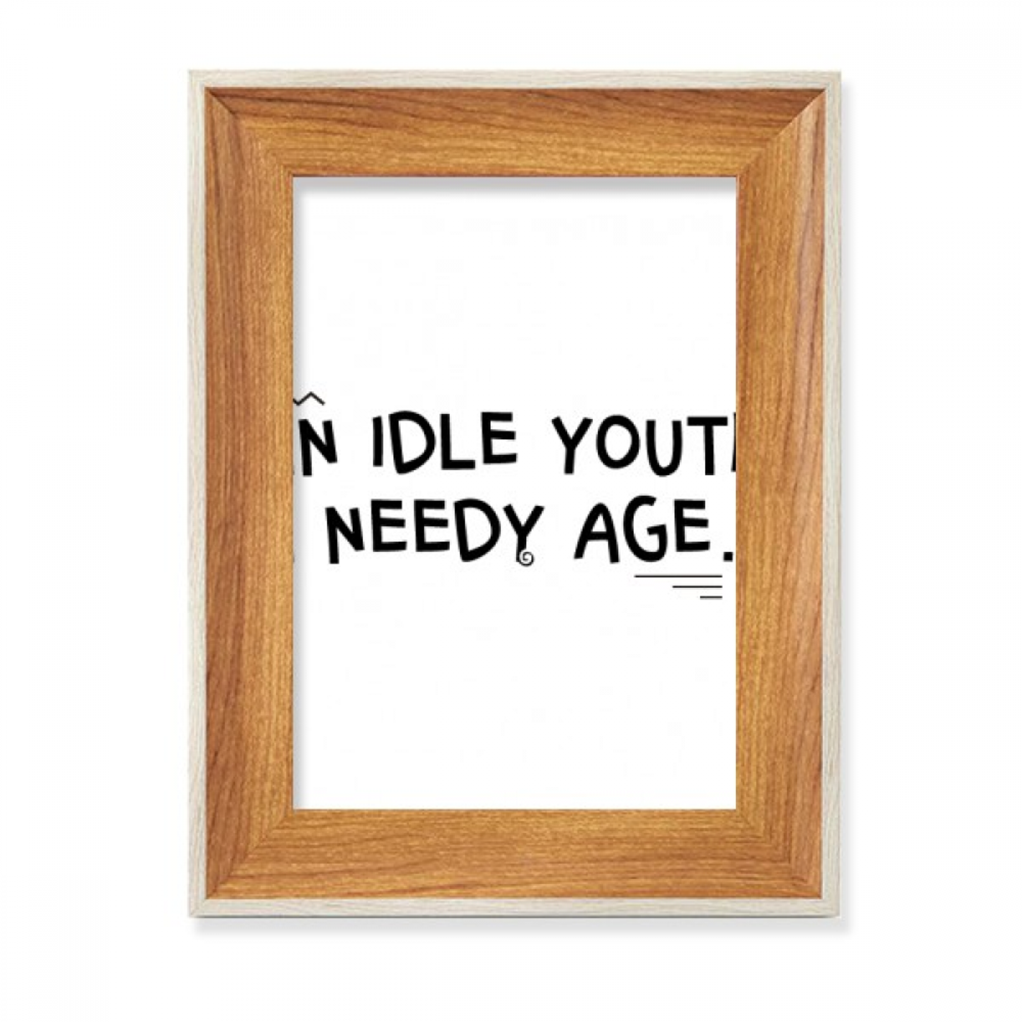 Fashionally inspirational diciendo Escritorio Marco de fotos de madera ...