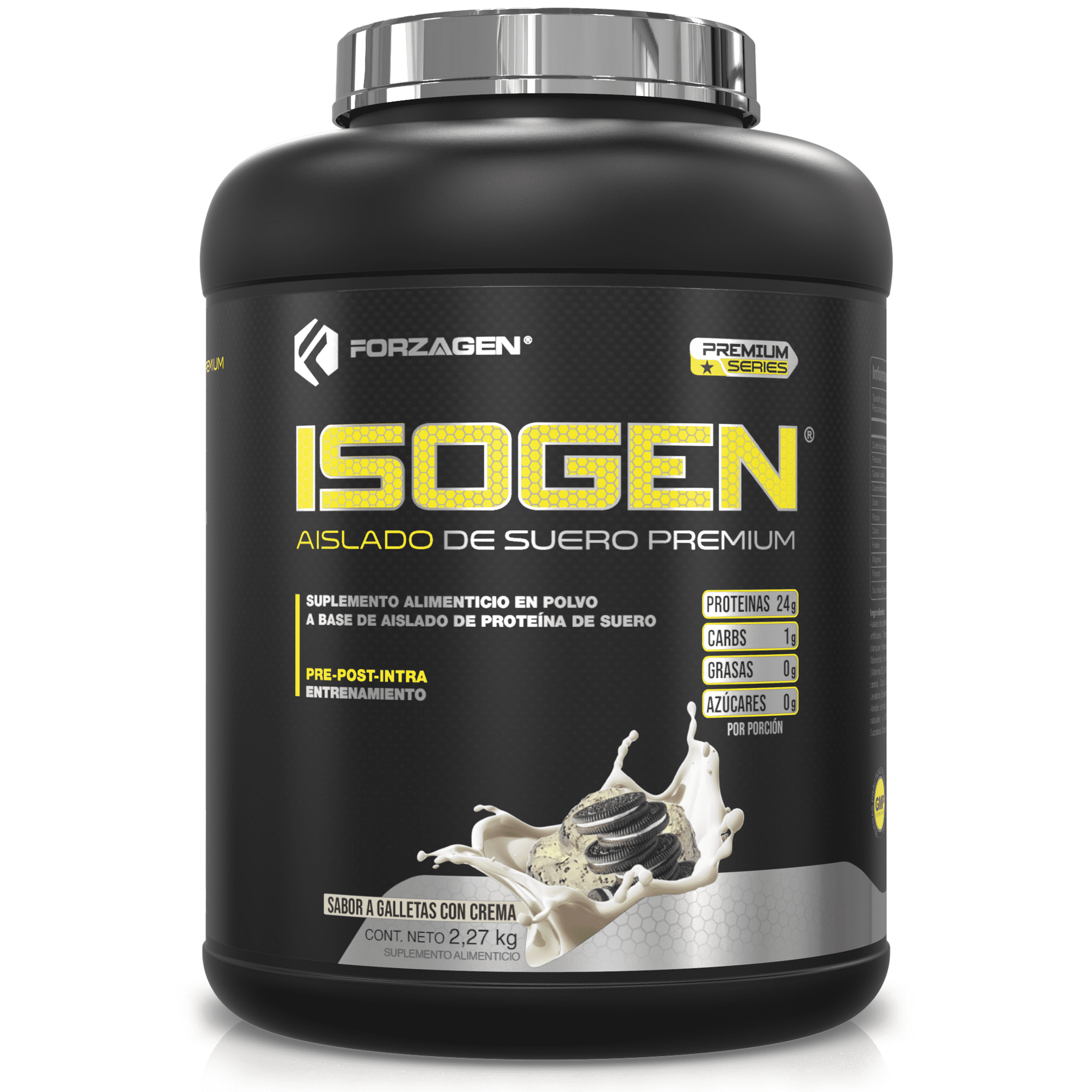 Proteína Aislada Isogen Forzagen 5 lbs Galletas con Crema Forzagen ...