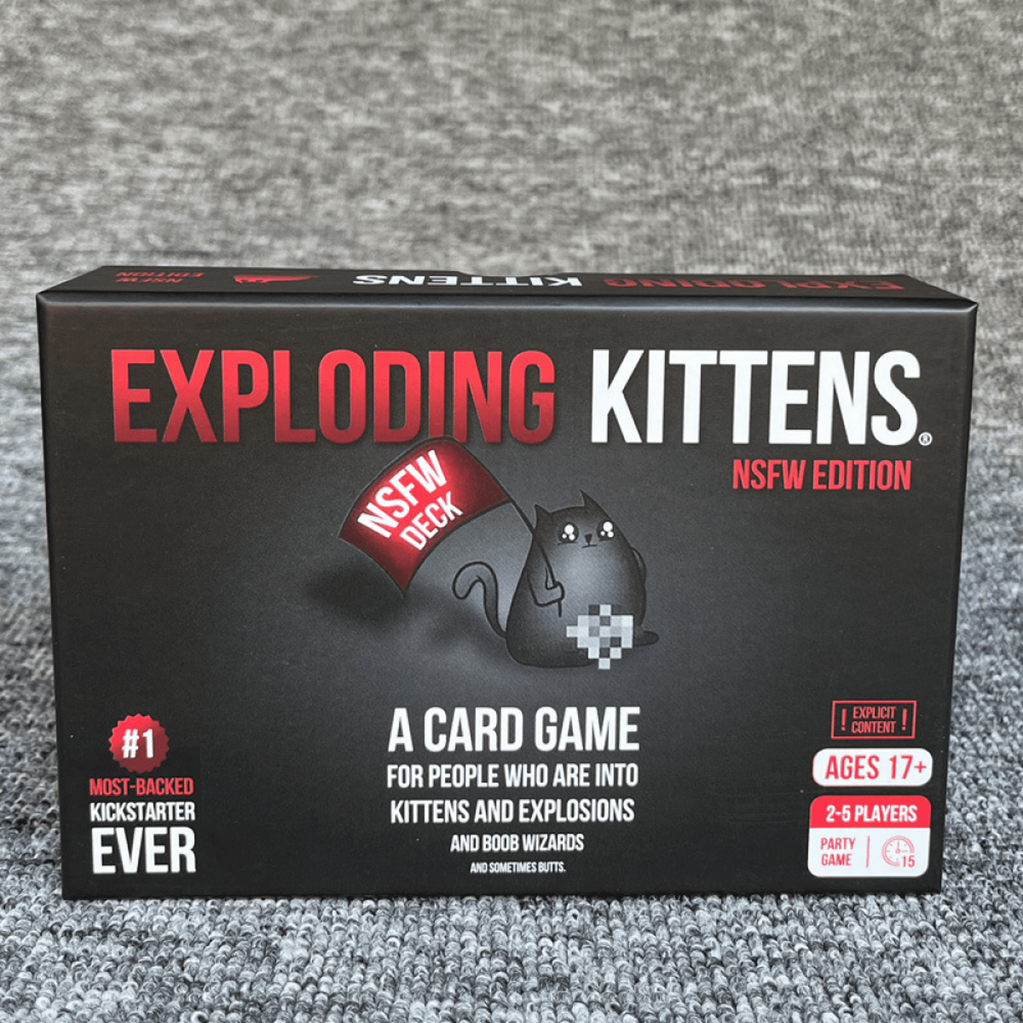 Juego de cartas Exploding Kittens Edición original completa y kartong | Walmart en línea