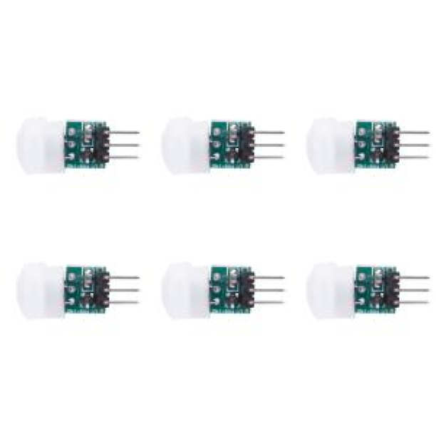 Sensor infrarrojo piroeléctrico humano de movimiento PIR DC 2,7-12V ...