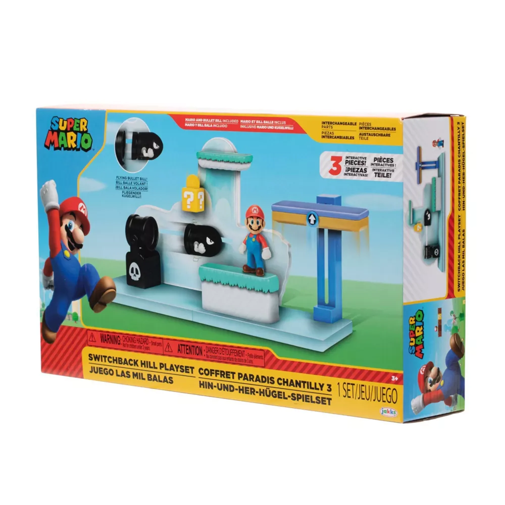Playset Juego Super Mario 3 Balas Incluye 2 figuras. Jakks Pacific ...