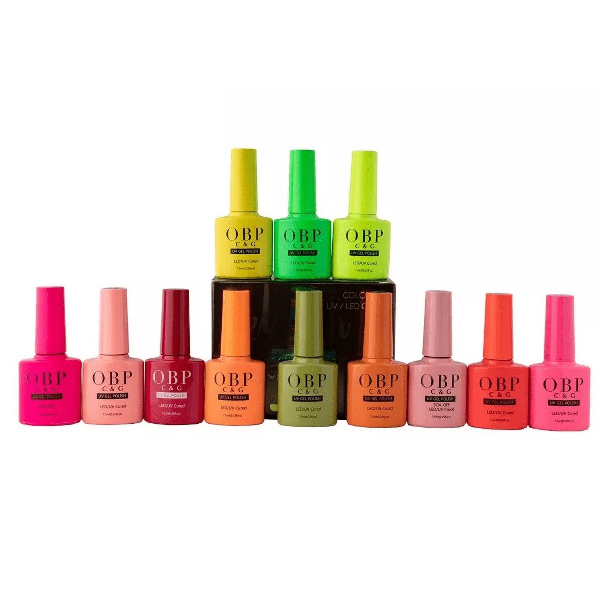 Gama De 12 Geles Semipermanente Esmalte Obp Gama 7 BELUG | Bodega Aurrera en línea