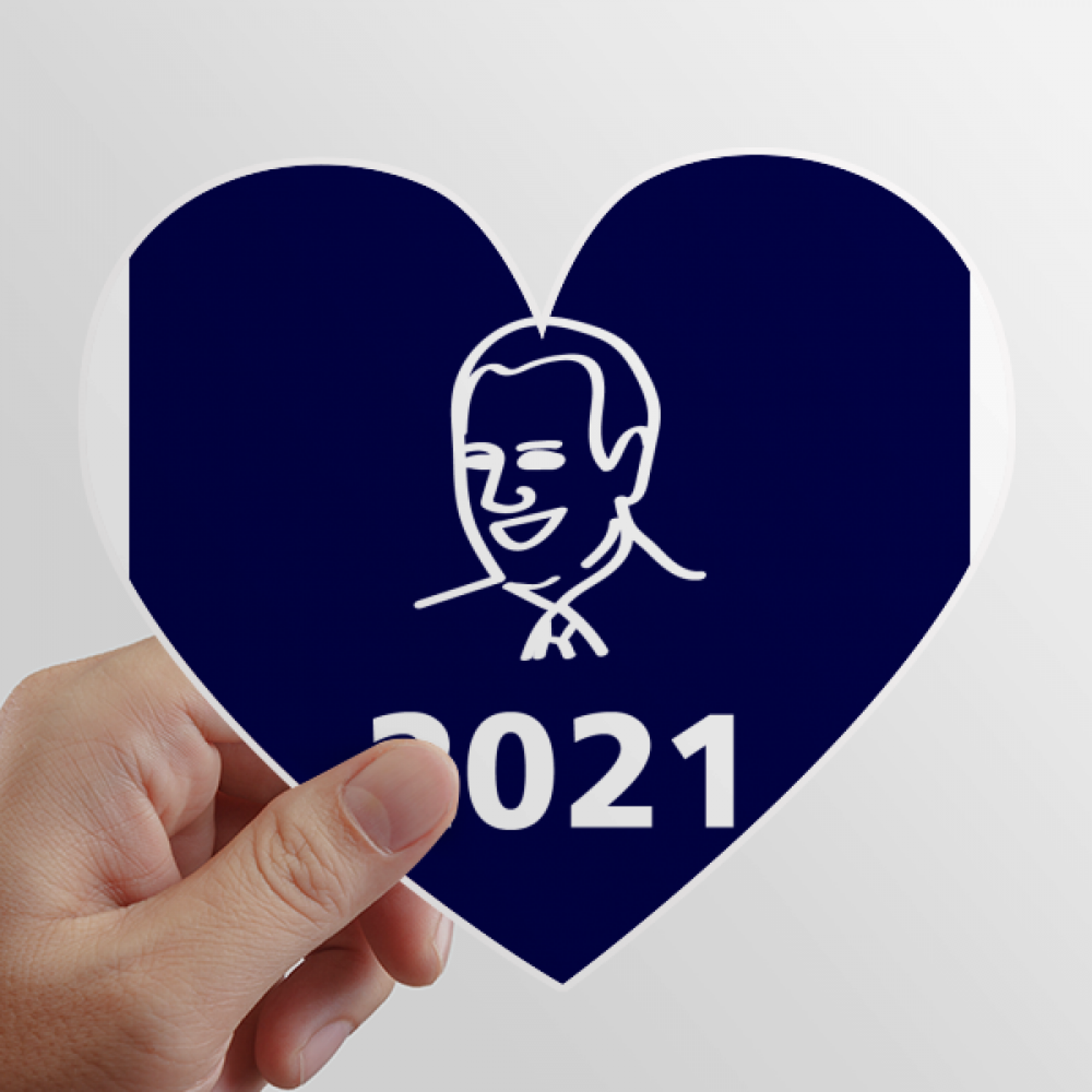 Joseph Blue, Presidente de los Estados Unidos Calcomanías cardíacas ...