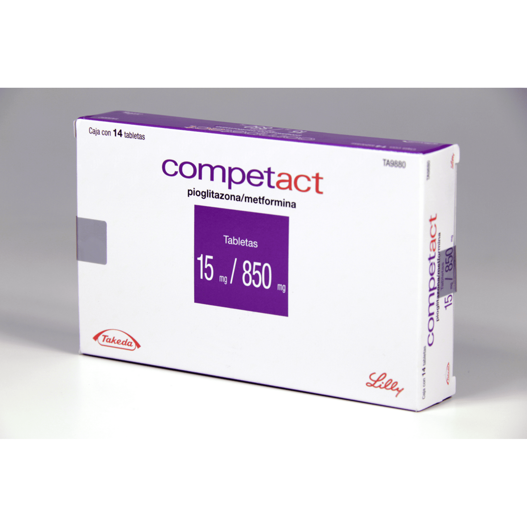 Competact tabletas 15 mg/850 mg 14 pzas | Walmart