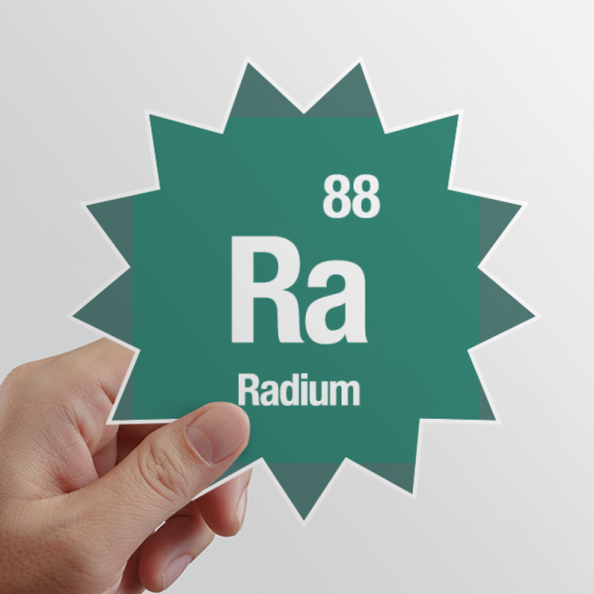 Ra Radio, elemento químico ciencia Calcomanías solares de vinilo ...