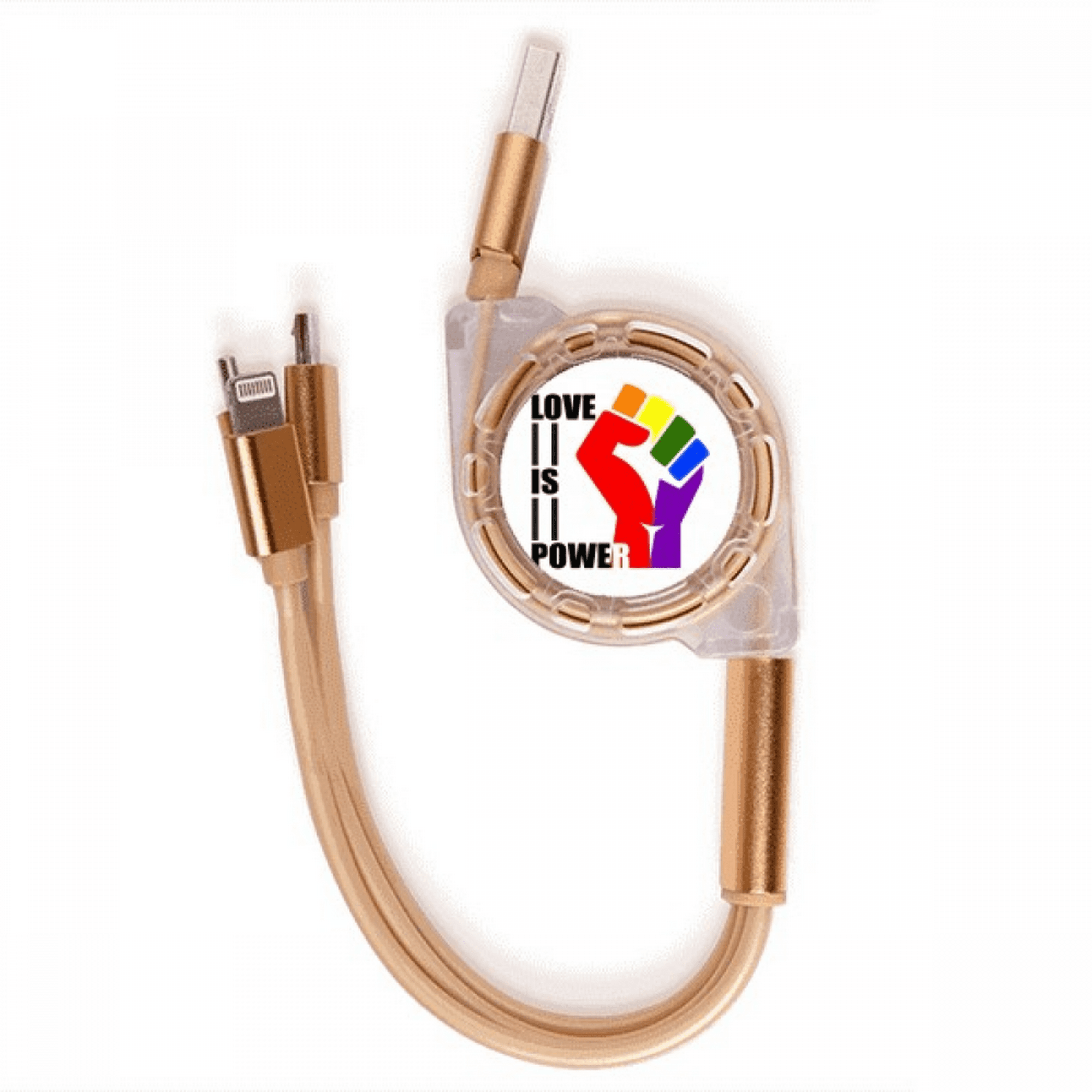 Cable de carga telescópico múltiples USB tres en uno | Walmart en línea