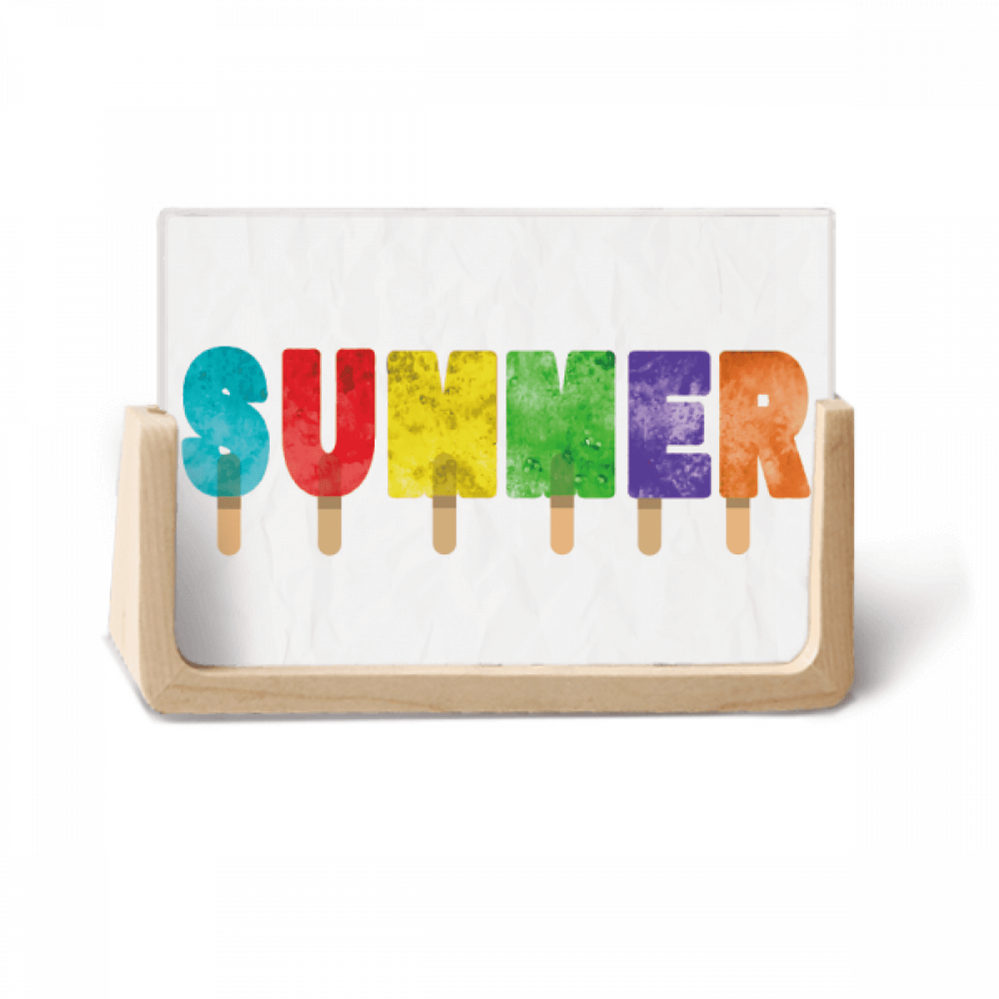 Summer English palabra helados helados Pantalla de escritorio ...