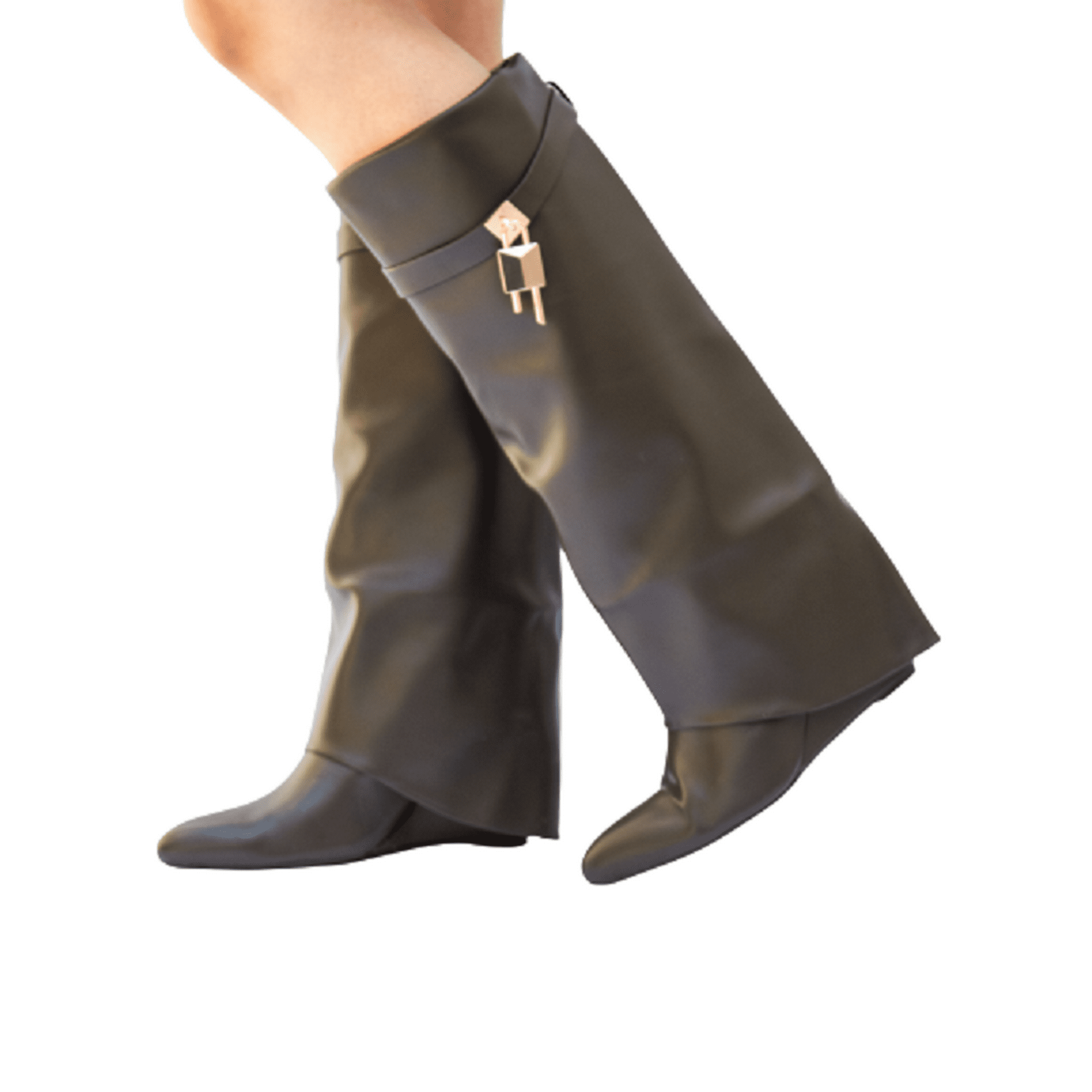 Botas Largas tipo Vaqueras para Mujer Hanna MX Mutto Olive | Walmart en ...